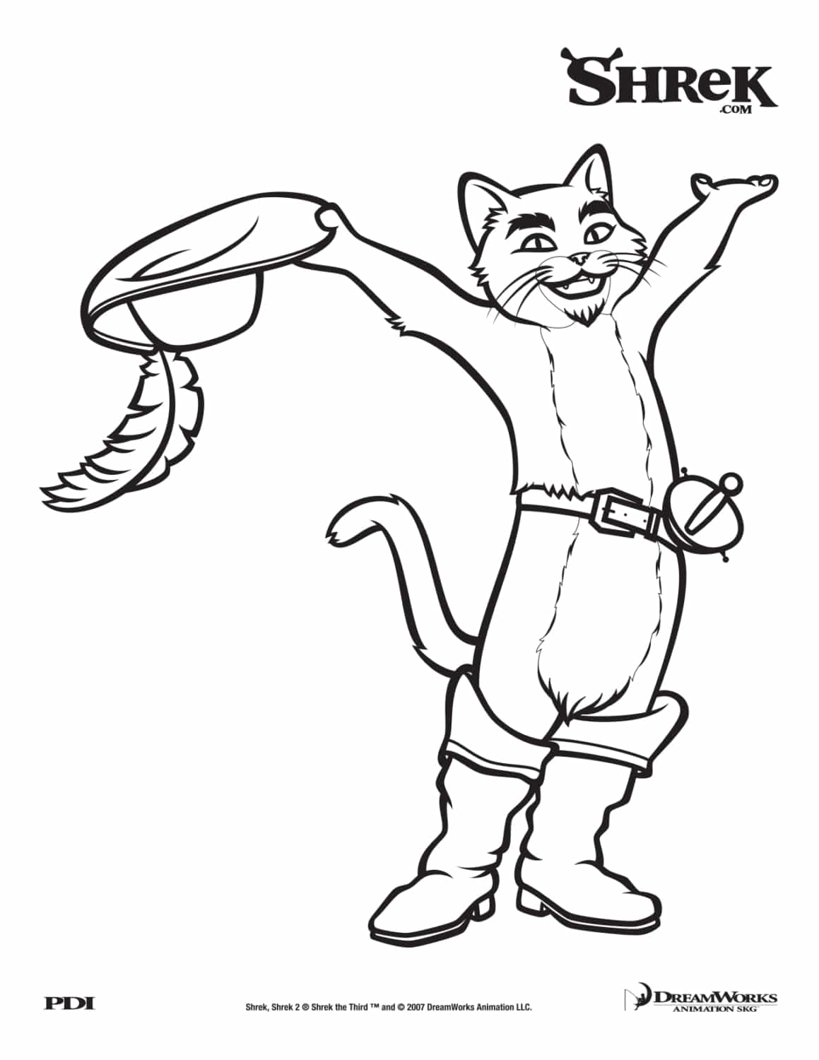 Shrek Coloring Pages - Denver Center for the Performing Arts