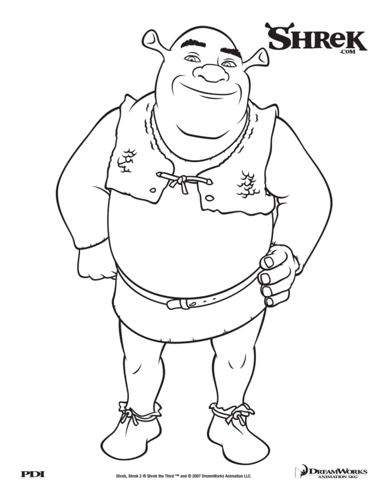 Shrek Coloring Pages - Denver Center for the Performing Arts