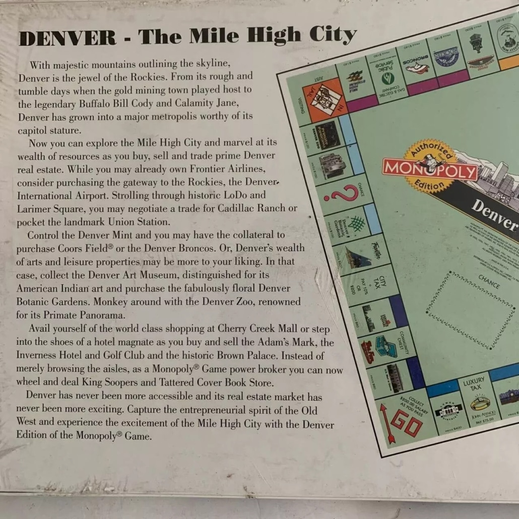 Iconic Locations in MONOPOLY: Denver Edition - Denver Center for the ...