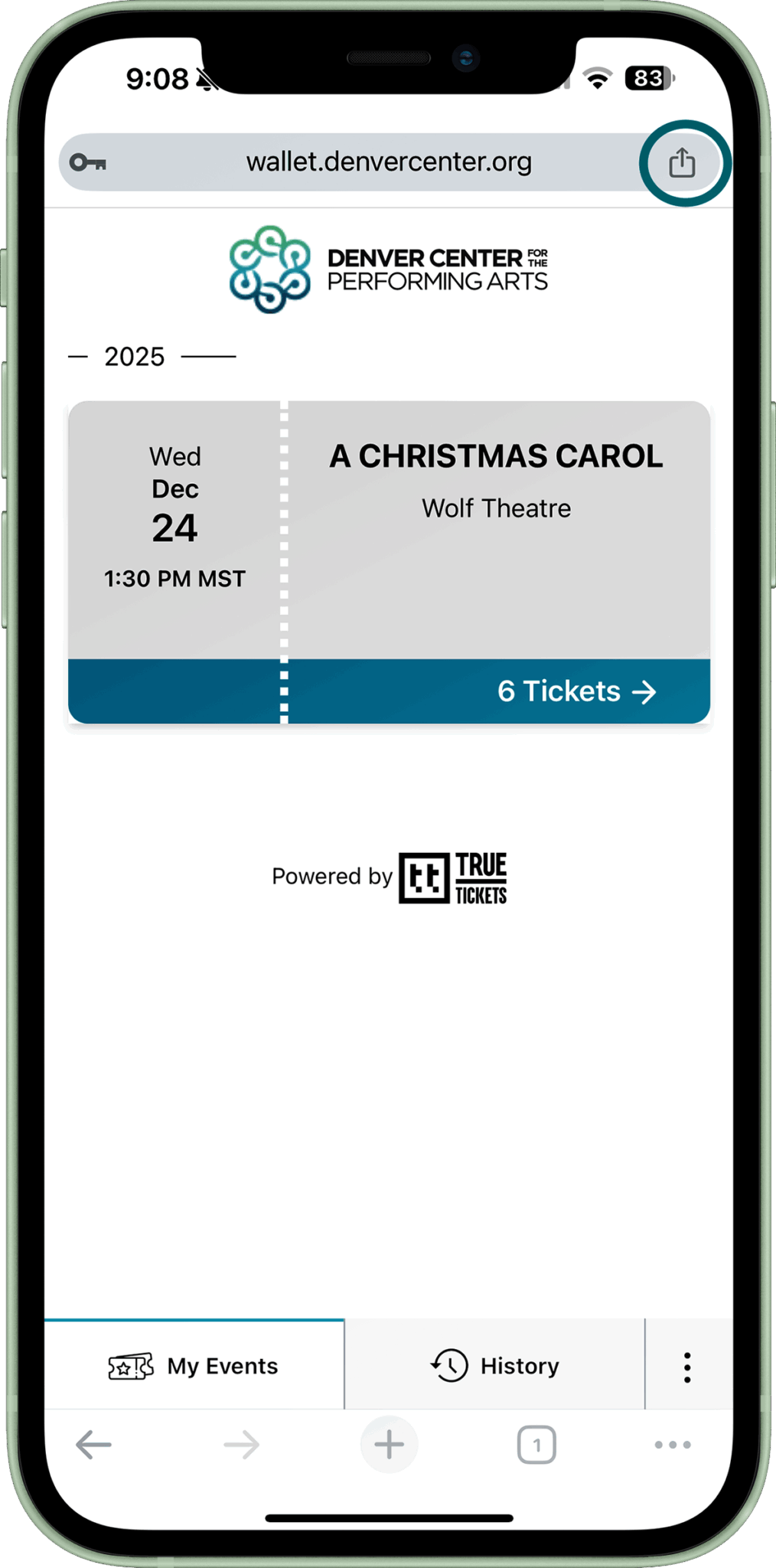 Ticket Wallet FAQ - Denver Center for the Performing Arts